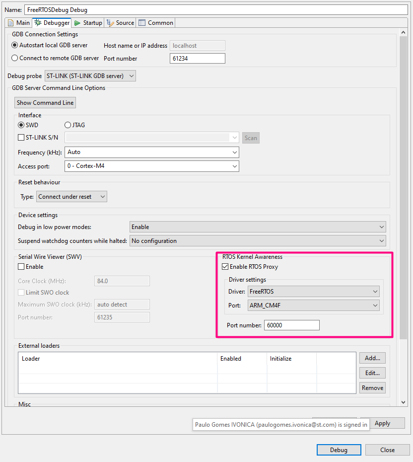 How To Enable Freertos™ Run Time And Stack Usage V Stmicroelectronics Community