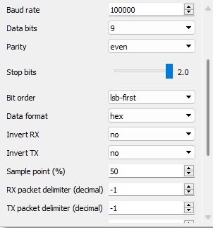 UART / SBUS Data Aqcuisition - STMicroelectronics Community