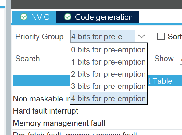 Solved: NUCLEO F411RE, interrupt preemption priority is no... - STMicroelectronics Community
