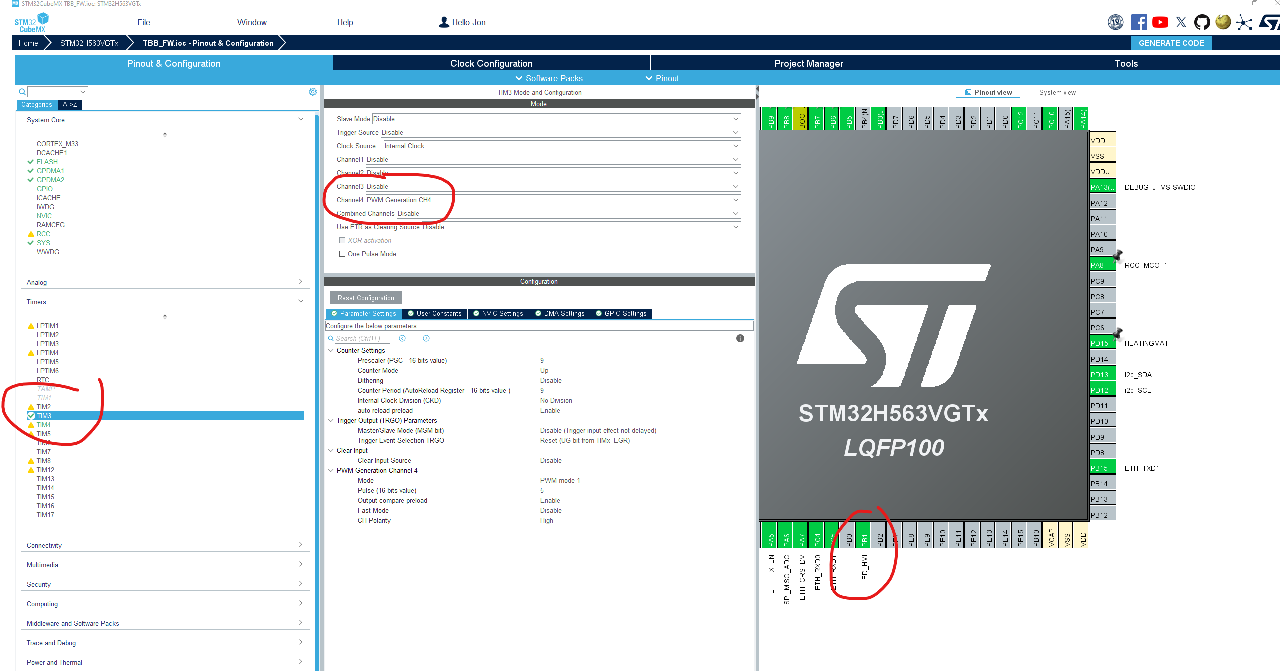 How to configure DMA to change PWM frequency (led ... - STMicroelectronics Community