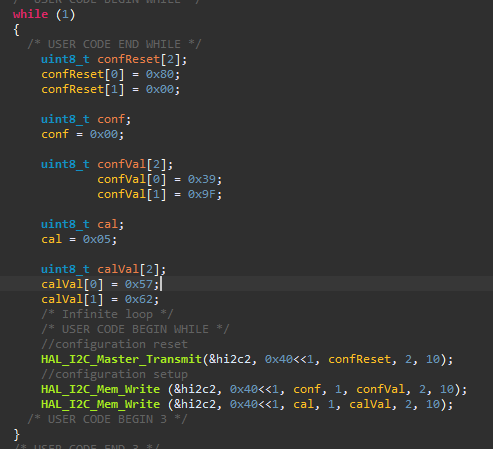 stm32 I2c won't send data - STMicroelectronics Community