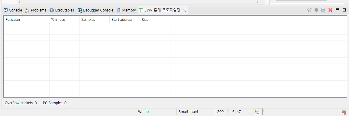 Solved How To Use The Swv Statistical Profiling Menu In S Stmicroelectronics Community 