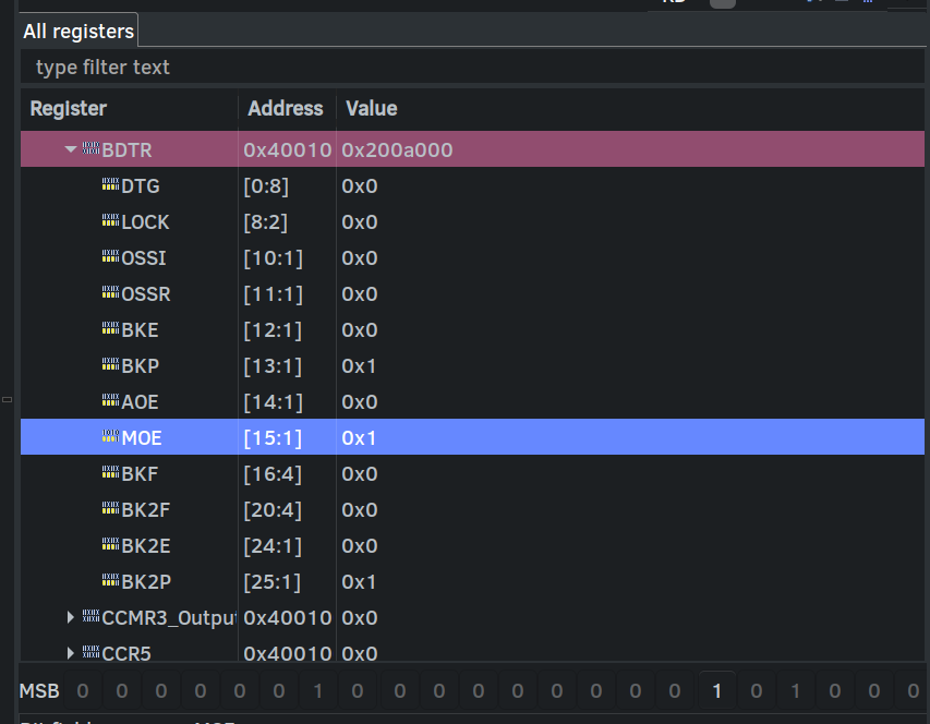 How to start PWM using the registers. - STMicroelectronics Community