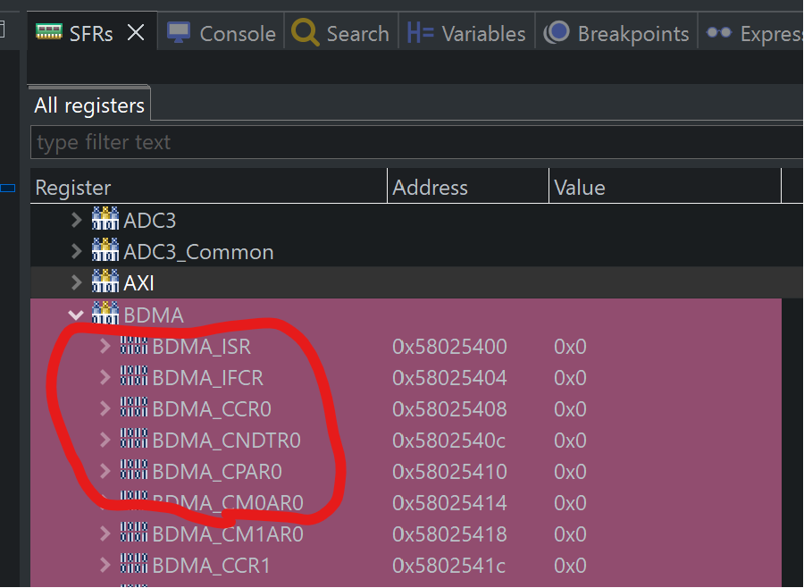 Solved: ADC3 data DMA transfer error - STMicroelectronics Community