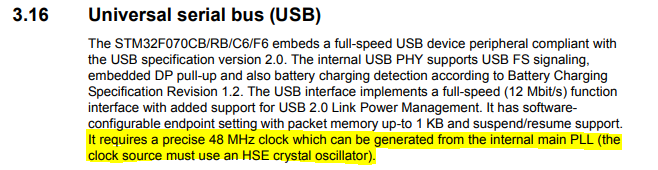 Solved Stm32f070rbt Using Pll With Hsi Rc Stmicroelectronics Community