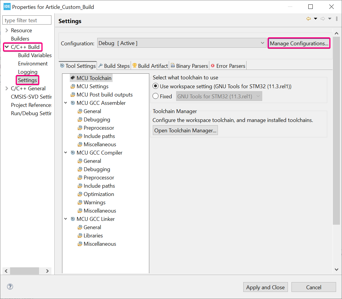 How To Create A Custom Build Setup In Stm32cubeide Stmicroelectronics Community 2982