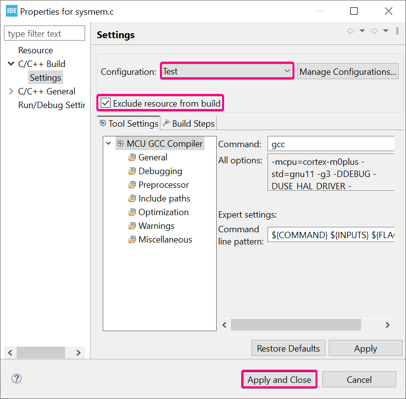 How To Create A Custom Build Setup In Stm32cubeide Stmicroelectronics Community 0027