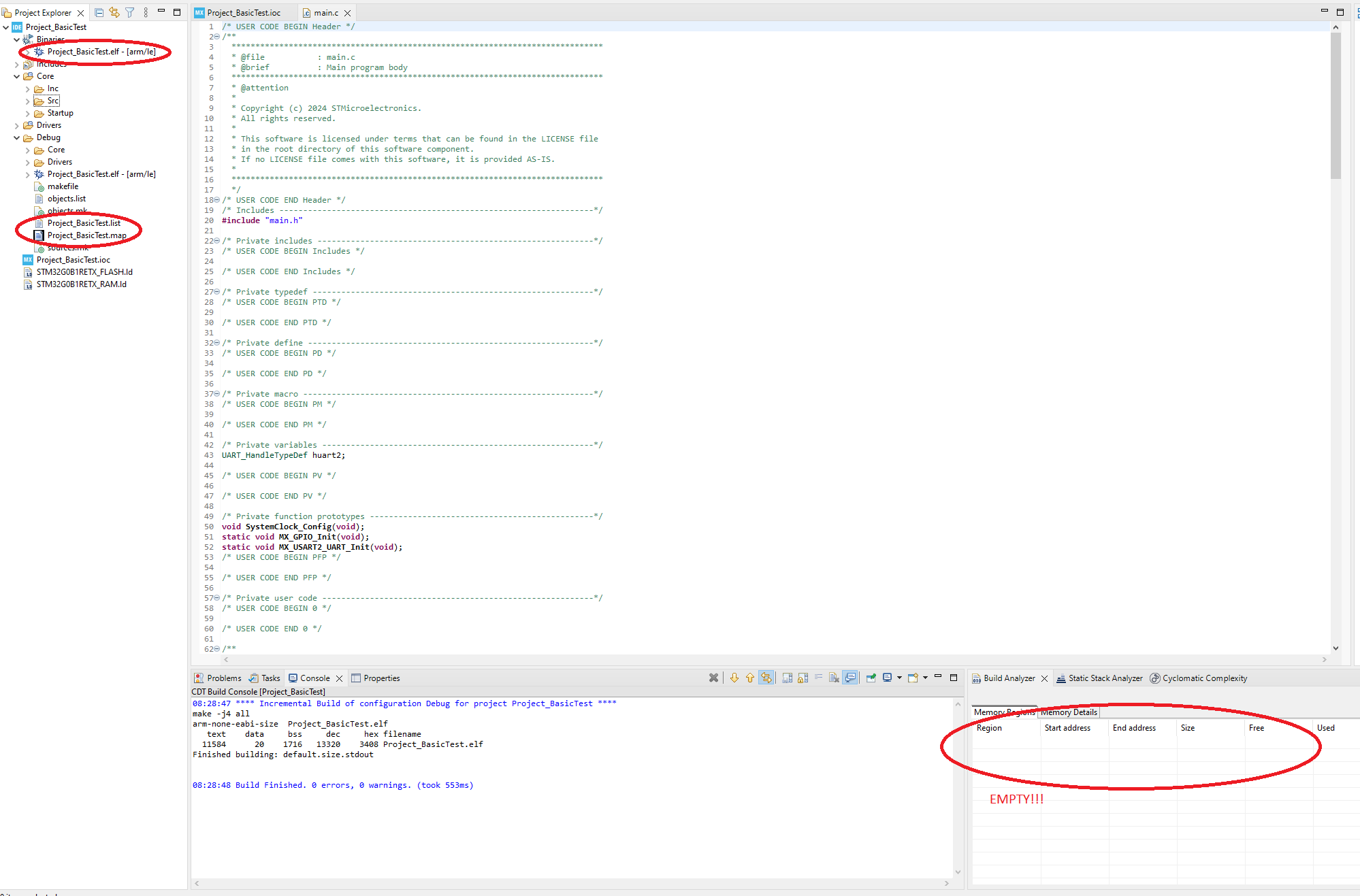 Solved: Run/Debug don't work - STMicroelectronics Community