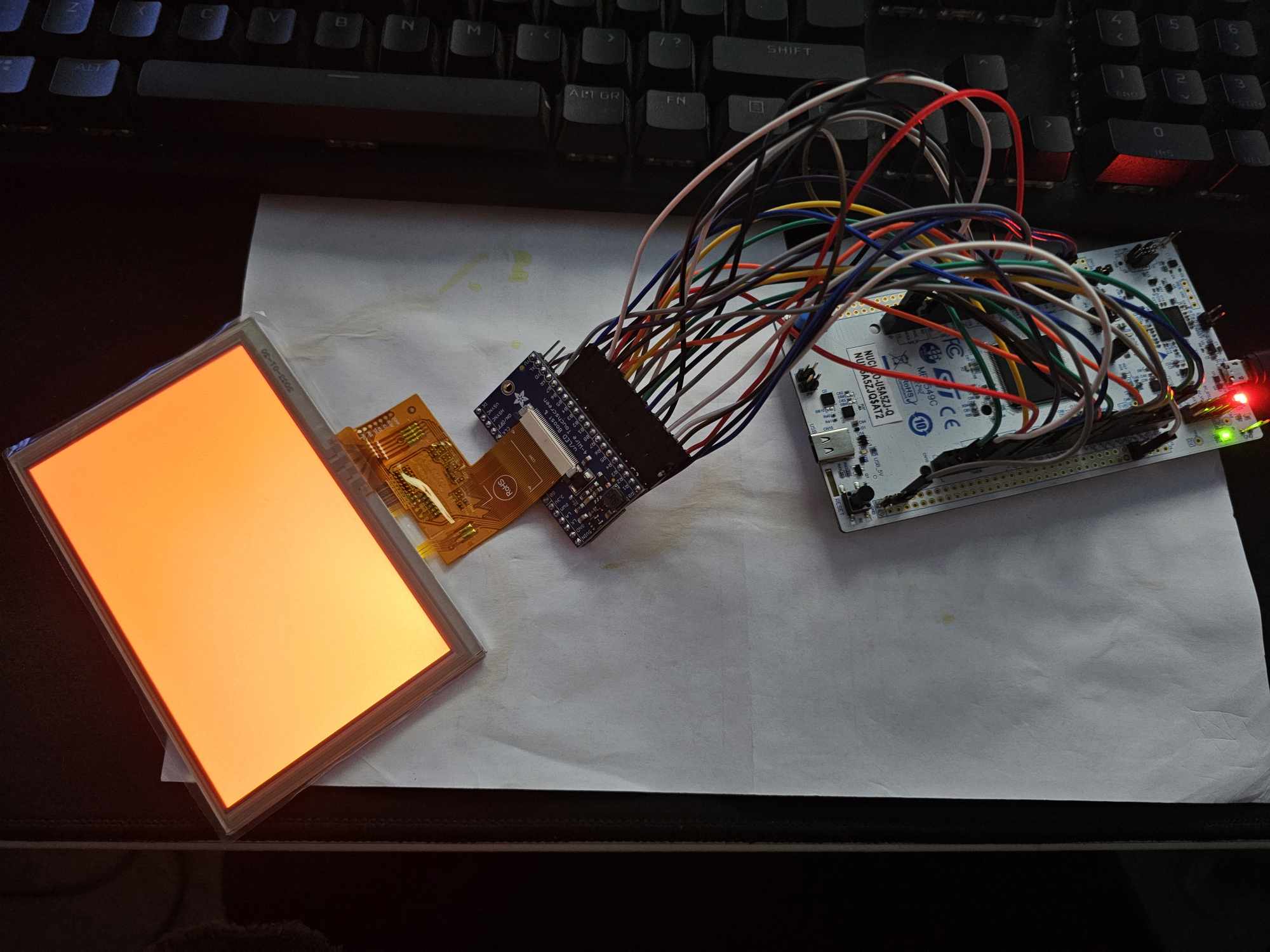 Solved: LTDC not generating clock - STMicroelectronics Community