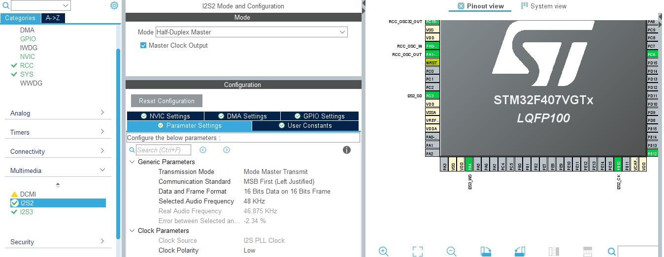 Solved: Audio Codec & STM32 - STMicroelectronics Community