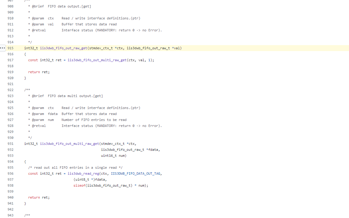 Solved Iis3dwb Question About Reading Multiple Data From Stmicroelectronics Community