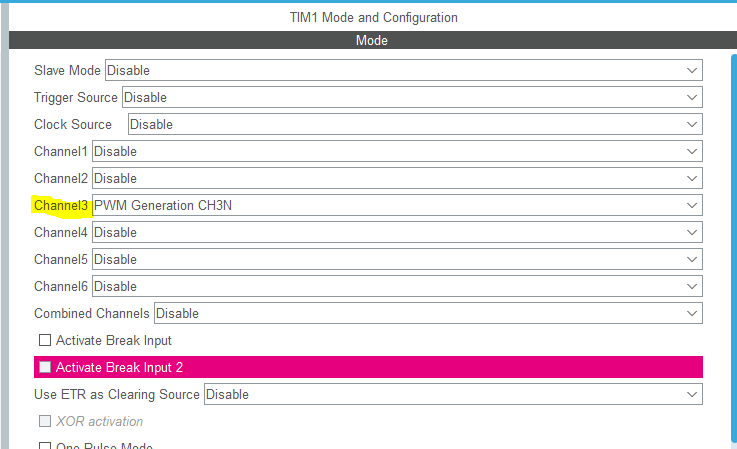 How to configure DMA to change PWM frequency (led ... - STMicroelectronics Community