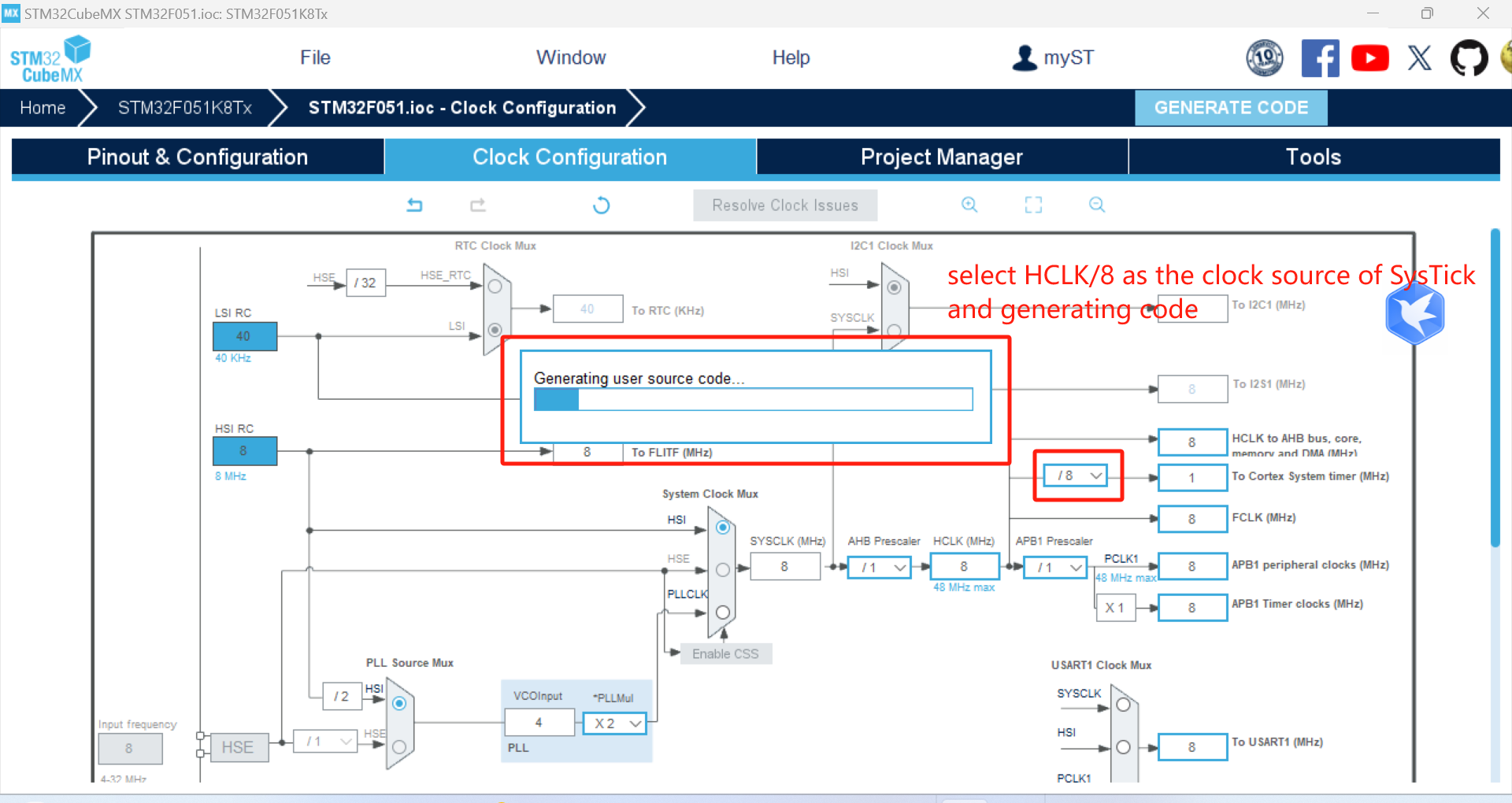 Solved: STM32CubeMX-6.1.2 bug of generating SysTick clock ...