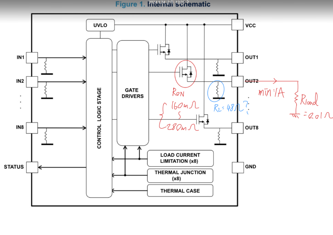 Solved: the information about VN808CM-E's output current - STMicroelectronics Community
