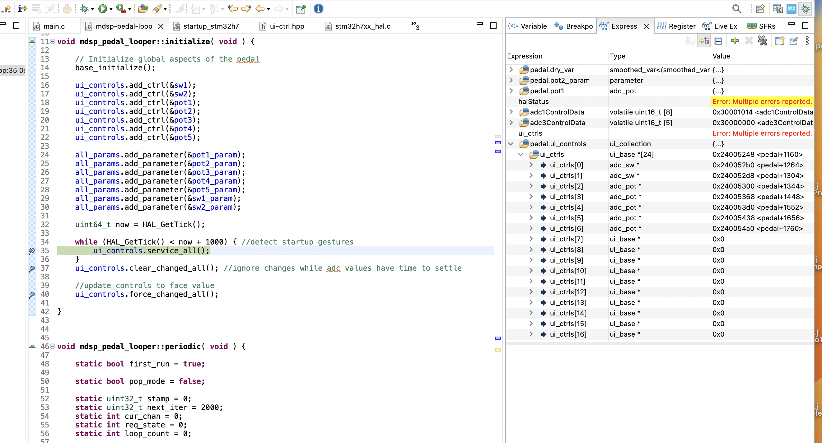 Solved Array Values Erased By Debug Tools Error Cube Ide Stmicroelectronics Community
