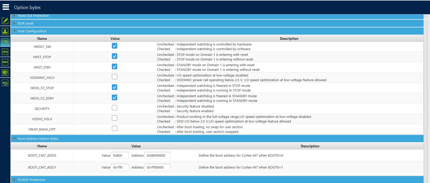 Solved: Downloaded STM32H7A3 program runs but doesn't stay... - STMicroelectronics Community