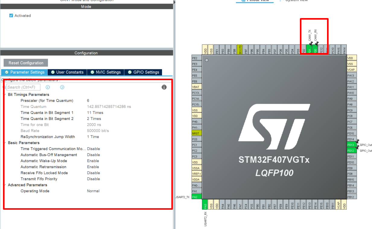Solved I Can Not Send Message From Pcan To Stm32f407vgt D Stmicroelectronics Community