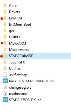 Building the bootloader program auto generated by ... - STMicroelectronics Community