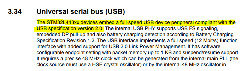 Solved: USB HOST 2.0 on stm32 Nucleol433rc board - STMicroelectronics Community