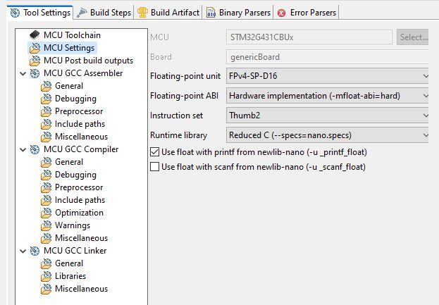 Solved Stmcubeide Compiler Doesnt Create Code For Fpu O Stmicroelectronics Community 2954
