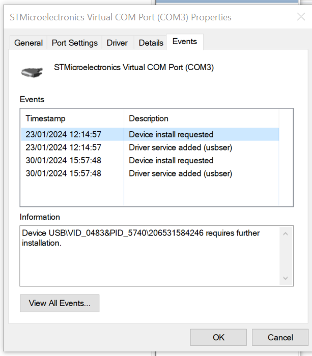 Help Deciphering The Stm32f072 Usb Cdc Example Stmicroelectronics