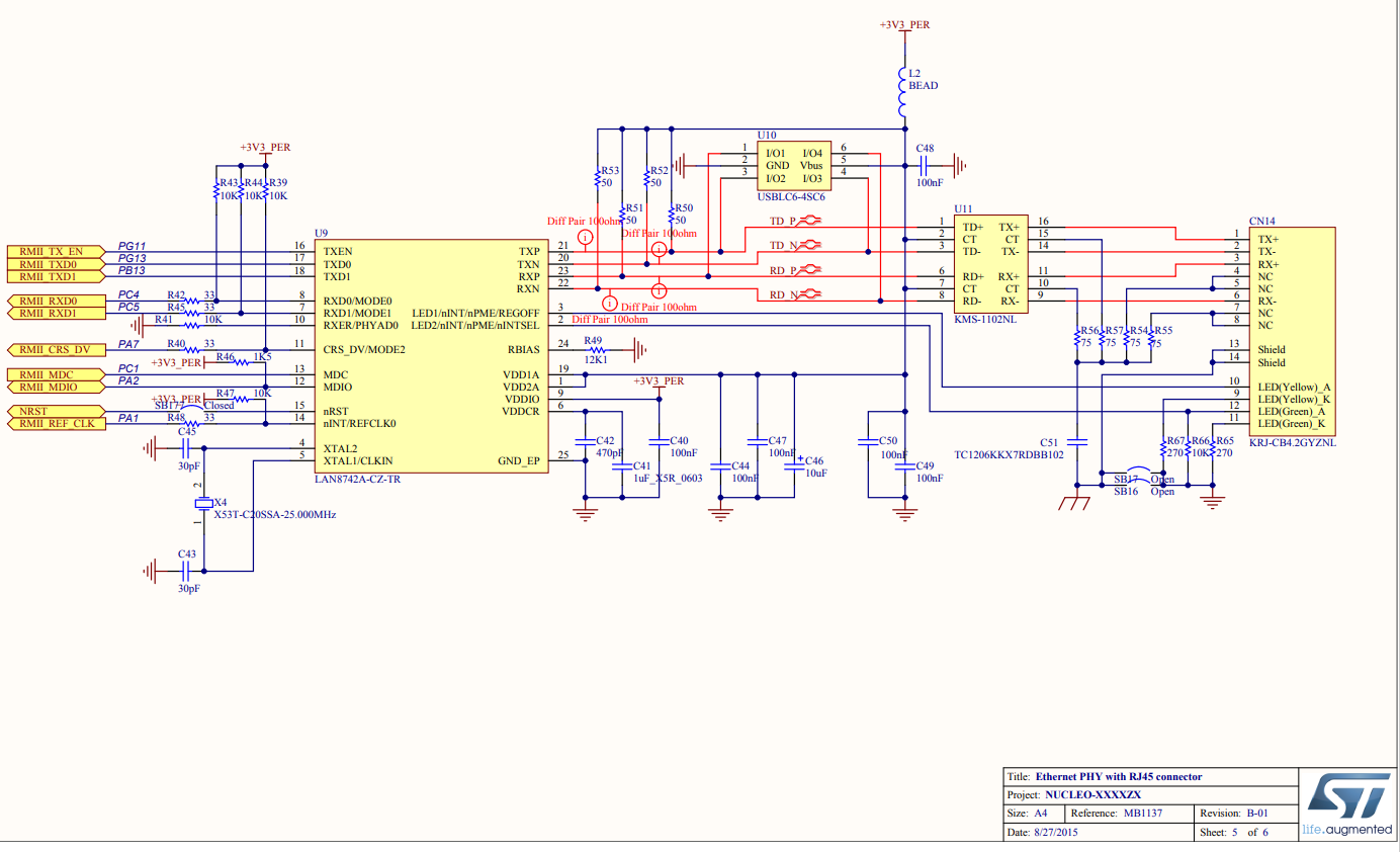 Stm32f7 Ethernet Problems With Custom Pcb Stmicroelectronics Community
