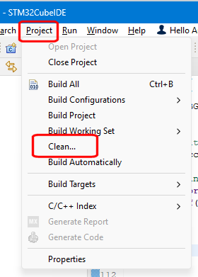 Build terminate with exit code -1. - STMicroelectronics Community