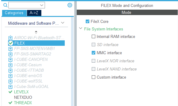 How To Use Filex With Emmc For File System Managem Stmicroelectronics Community