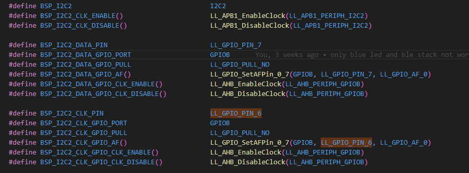 Solved: BlueNRG-LP I2C1 and I2C2 coexistence - STMicroelectronics Community