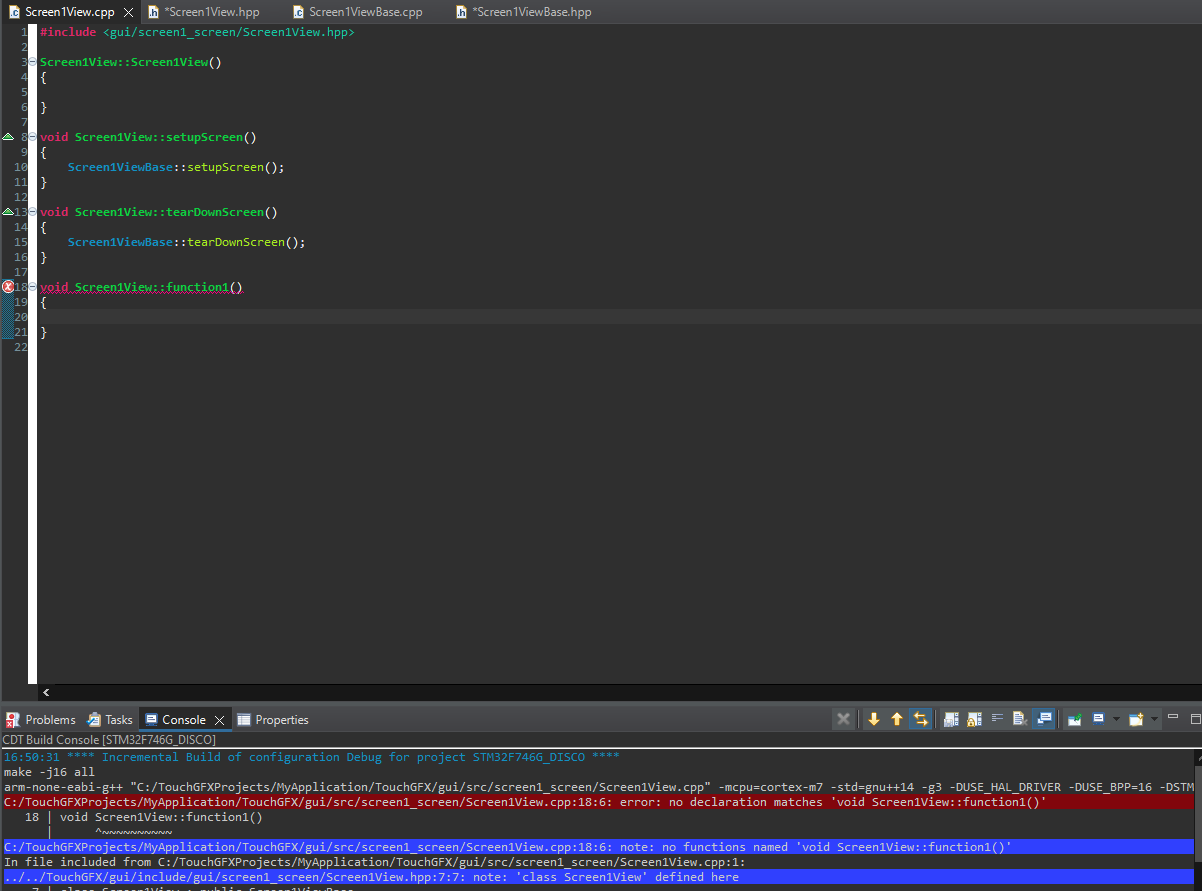 Solved: build error - STMicroelectronics Community
