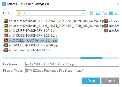 Solved Cant Open Ioc The Cmsis Pack Stmicroelectronics Community