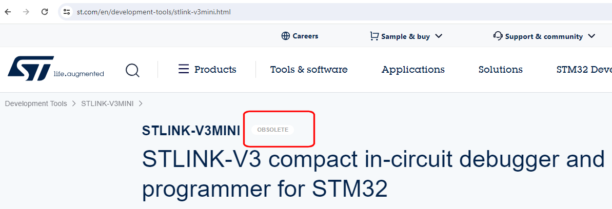 Solved: STLINK-V3MINIE Licensing - STMicroelectronics Community