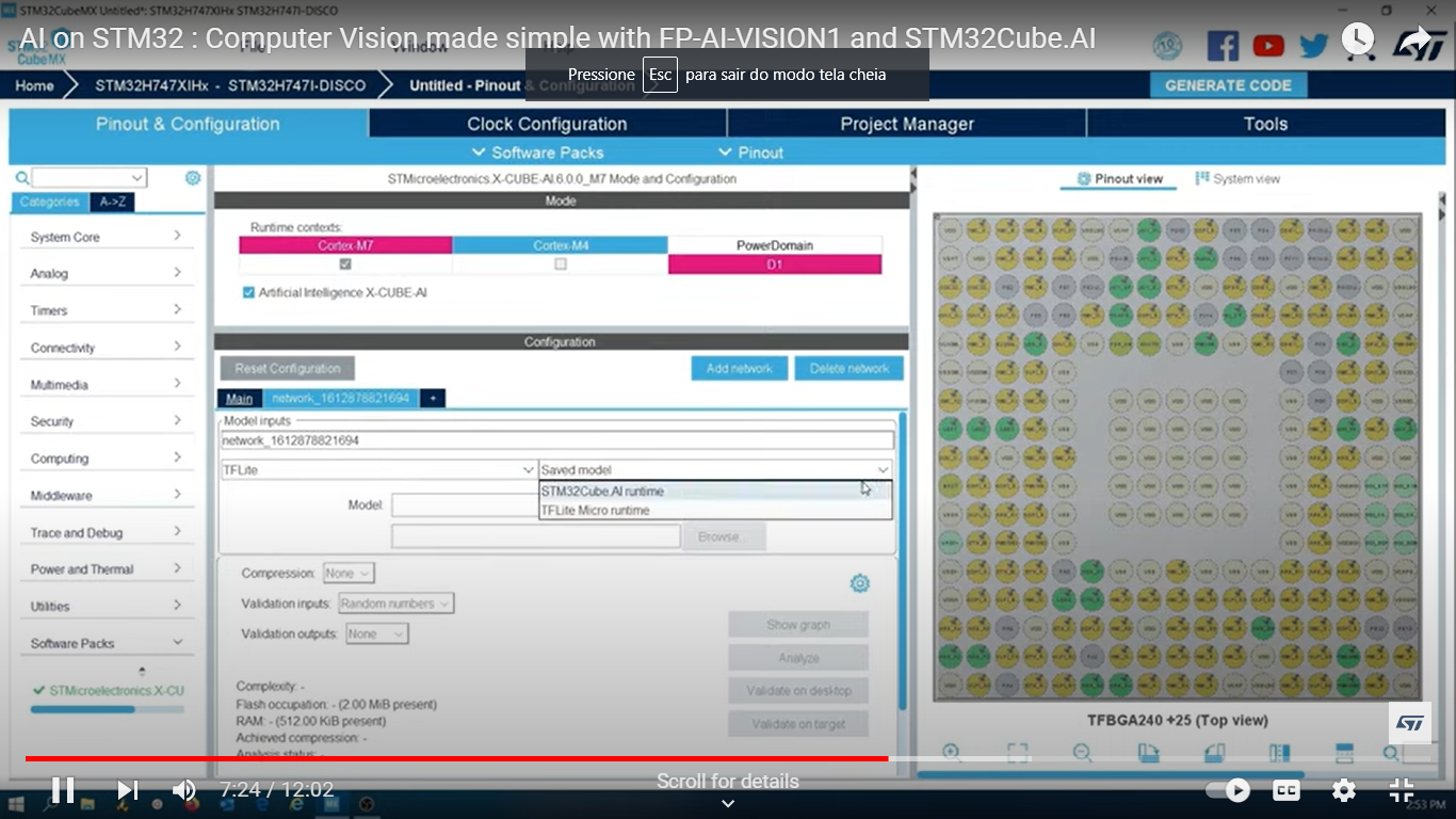 Problems to use Cube AI pack in STM32 FP-Vision ex ...