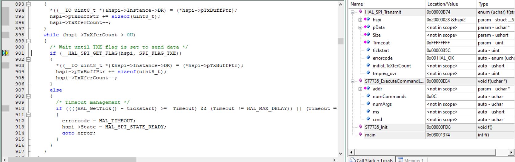 Solved Stm32f103c8 Using Spi2 Stmicroelectronics Community