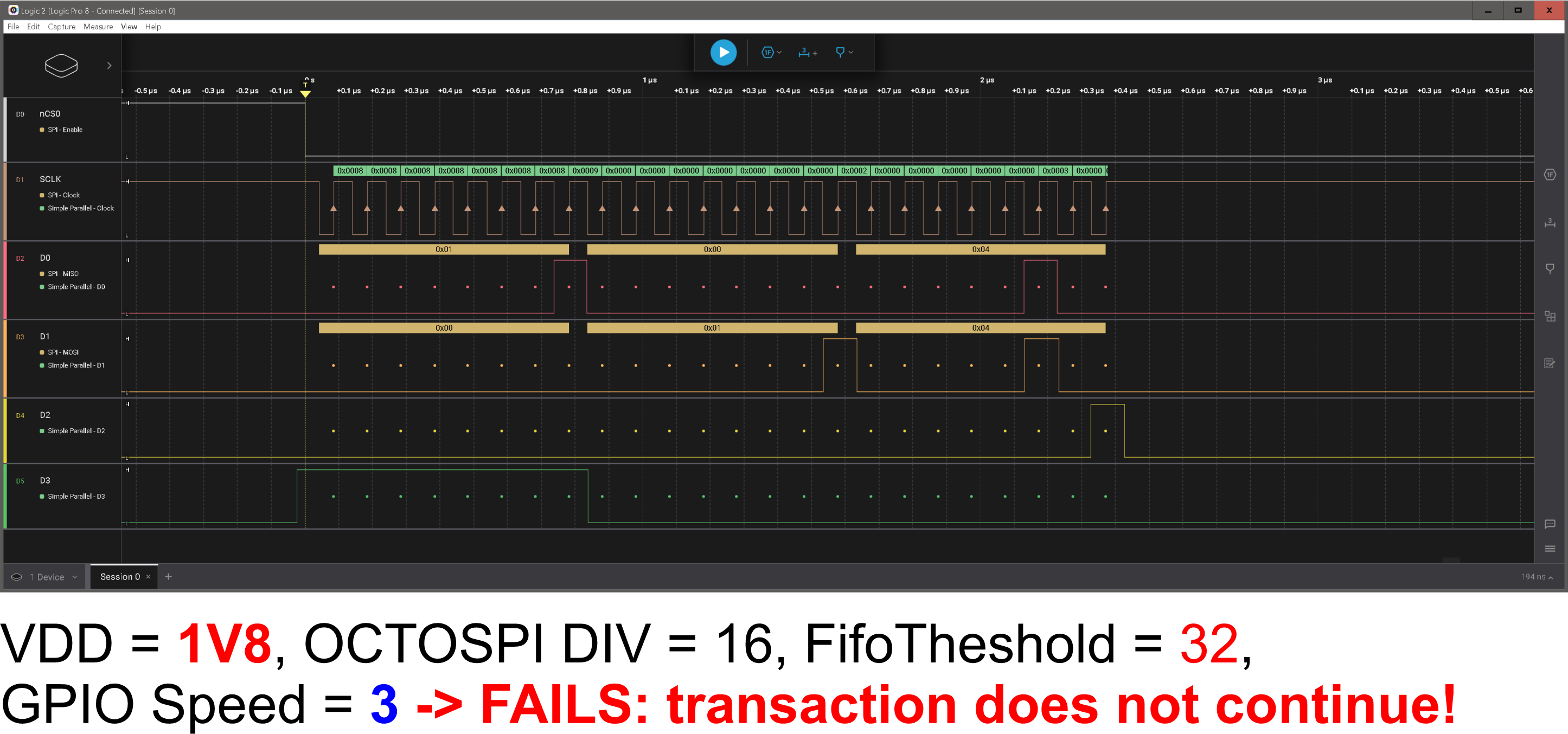Solved Stm32u5xx Octalspi As Qspi Fails For Faster Spe Stmicroelectronics Community