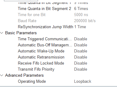 Solved: CAN bus doesn't work in loopback mode - STMicroelectronics Community