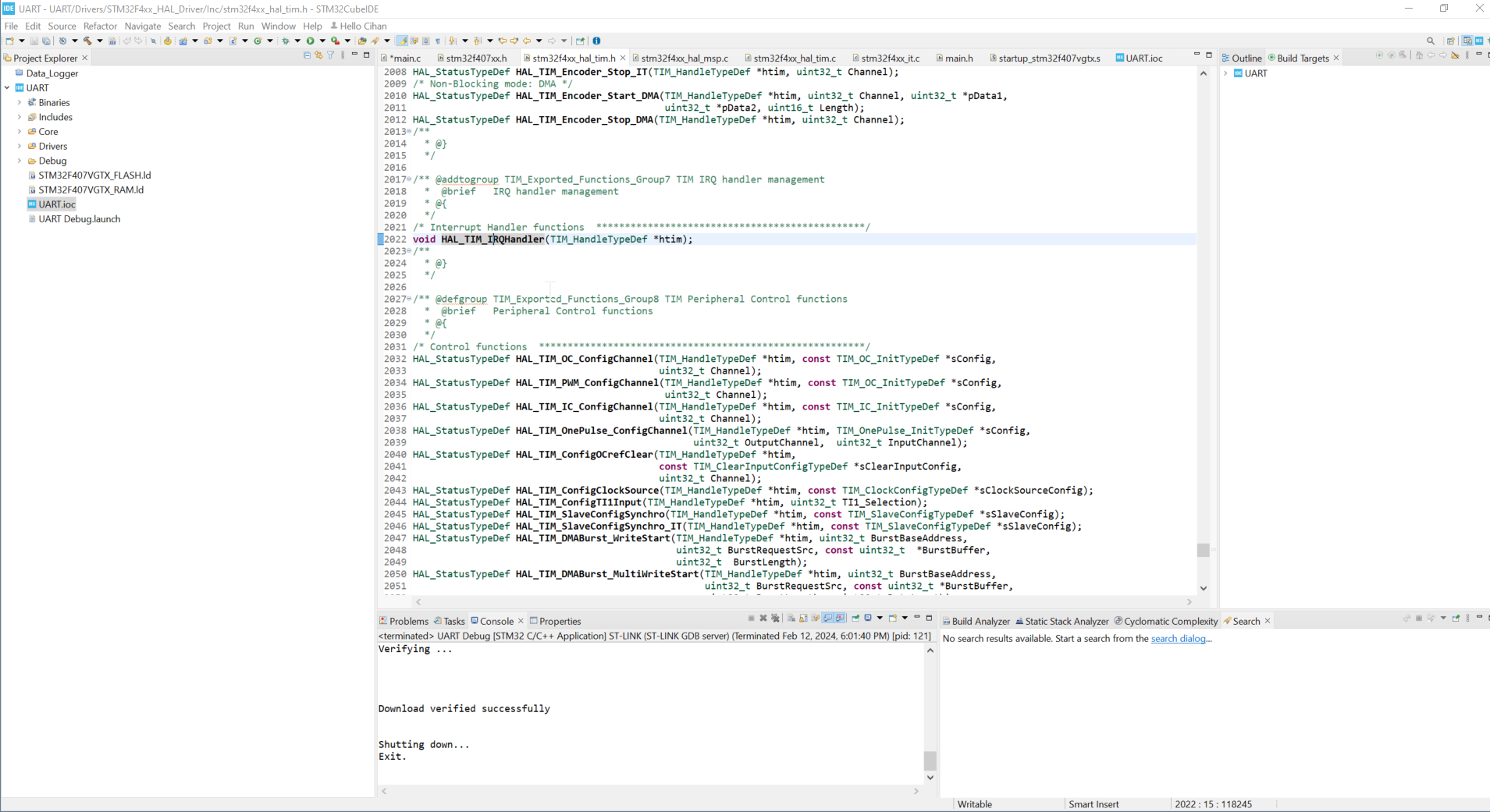 Solved When I Click On Open Declaration C File Is Not O Stmicroelectronics Community