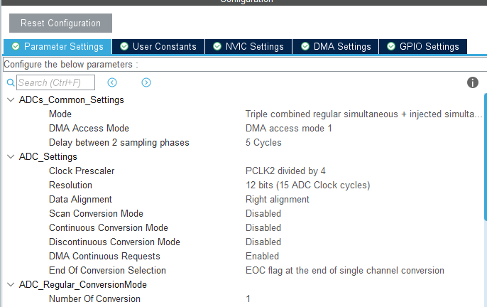 Adc Multimode Dma Init Error Stmicroelectronics Community