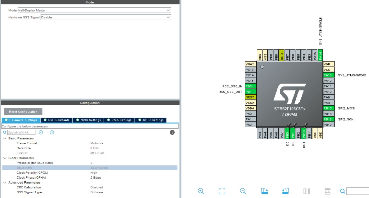 Solved Stm32f103c8 Using Spi2 Stmicroelectronics Community 