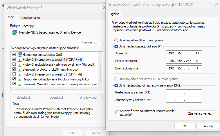 Solved: RNDIS over USB STM32F746-Discovery ping time out p ...