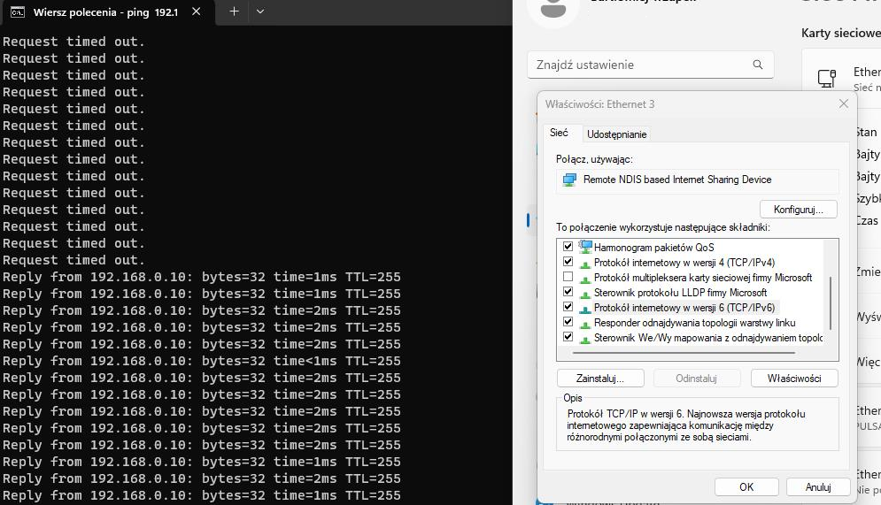 Solved: RNDIS over USB STM32F746-Discovery ping time out p... - STMicroelectronics Community
