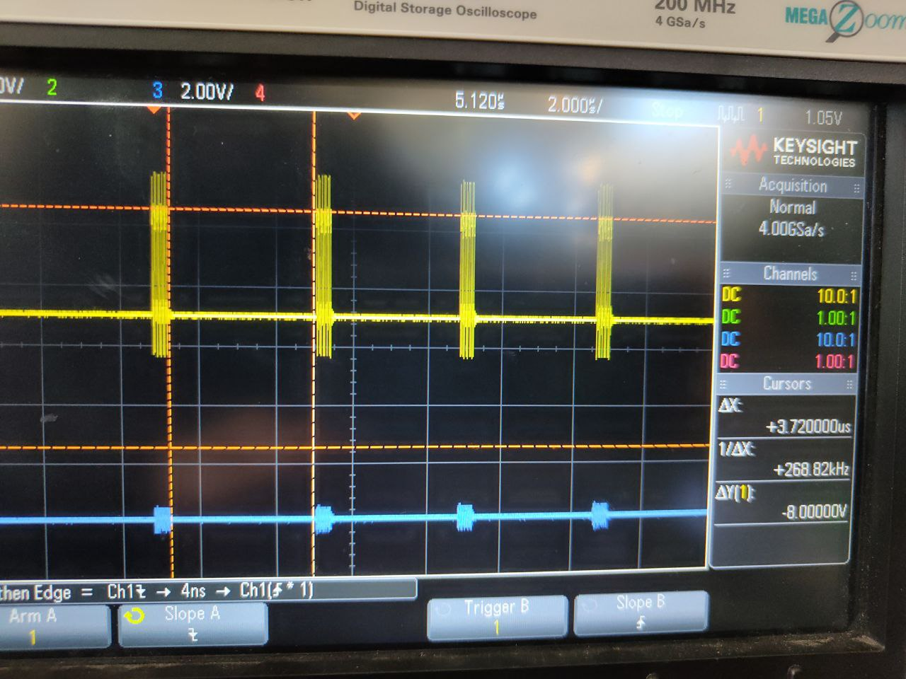 Solved Stm32l4s5 Spi Pause Between 8 Bit Frames Stmicroelectronics Community