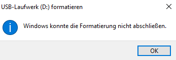 Solved: HS USB MSC as Device --> formatting error on Host ...