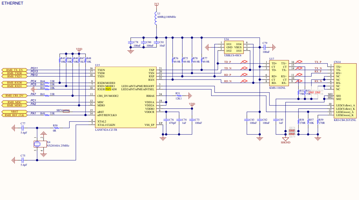 Stm32h723vet6 Ethernet Doesnt Work Stmicroelectronics Community