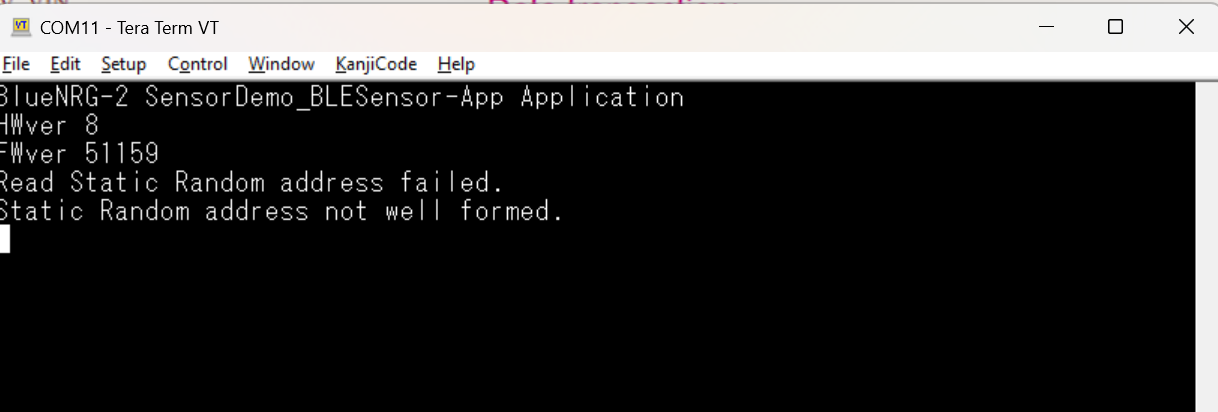 Problem BLE Extension board - STMicroelectronics Community