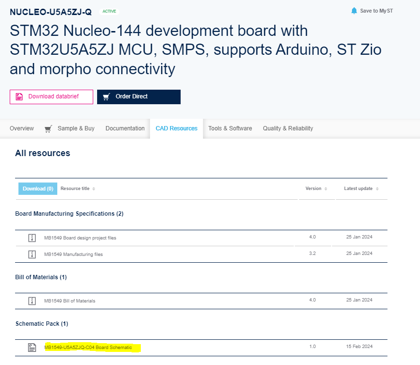 Solved: NUCLEO-U5A5ZJ-Q - STMicroelectronics Community