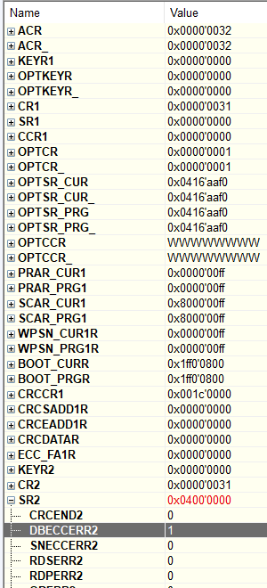 Solved Bus Fault Accessing Flash Stmicroelectronics Community