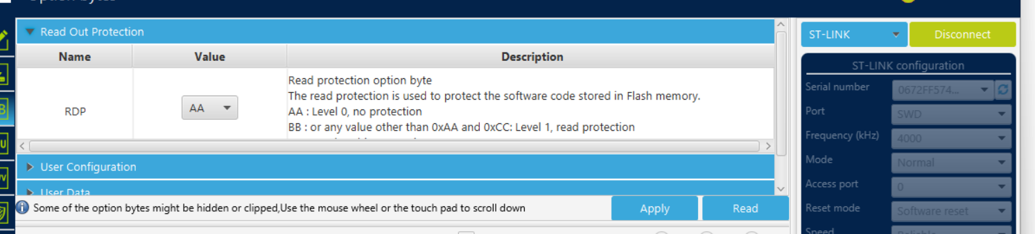 Stm32cubeprogrammer And Cli Cannot Unlock Device Stmicroelectronics Community