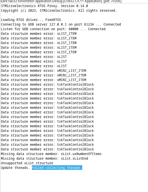 Problem Getting Rtos Proxy To Work In Stm32cubeide Stmicroelectronics Community