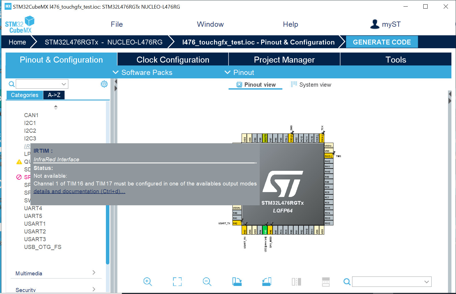 Stm32cubemx 6 10 Breaks Stm32l476rg Spi Configurat Stmicroelectronics Community